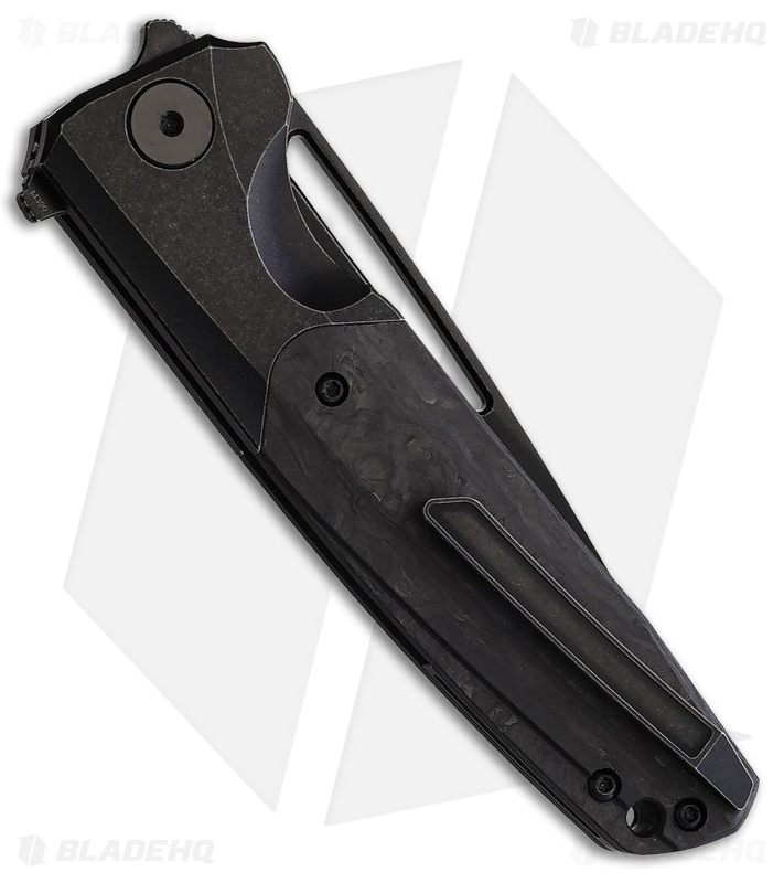 CMB Made Knives Darma Knife Black Ti + Black CF