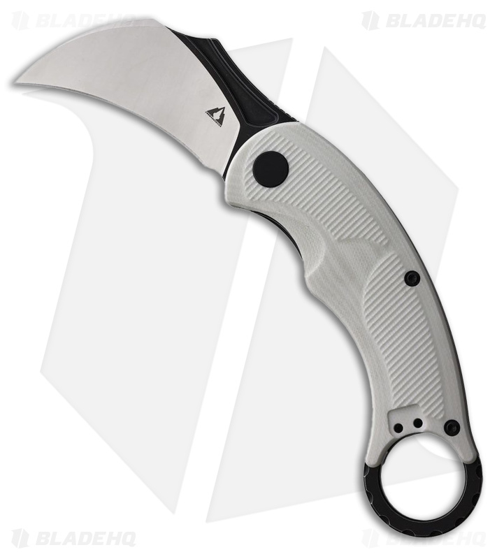 CMB Made Knives Falcon Knife White G-10 (Two-Tone)