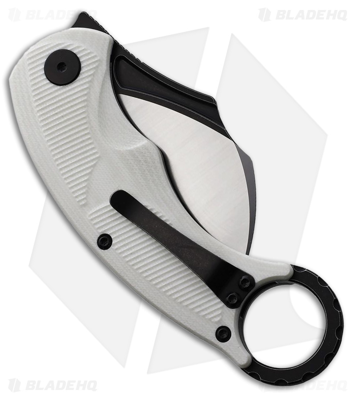 CMB Made Knives Falcon Knife White G-10 (Two-Tone)