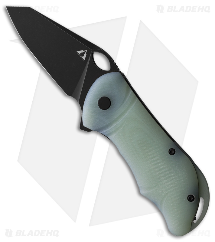 CMB Made Knives Hippo Knife | Jade G-10 + Black | Blade HQ