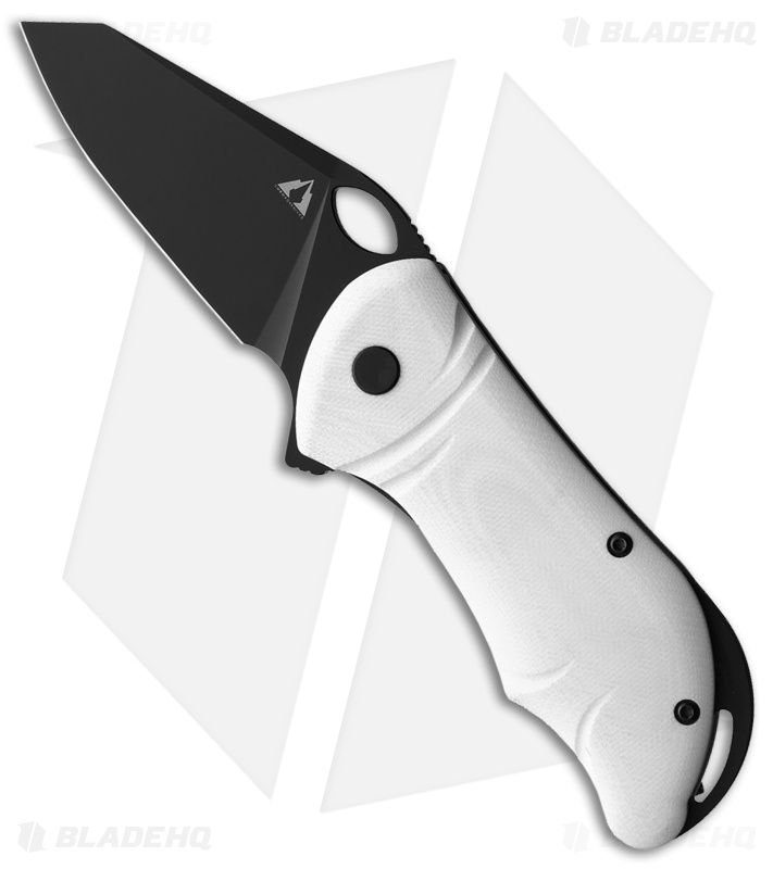 CMB Made Knives Hippo Knife | White G-10 + Black | Blade HQ