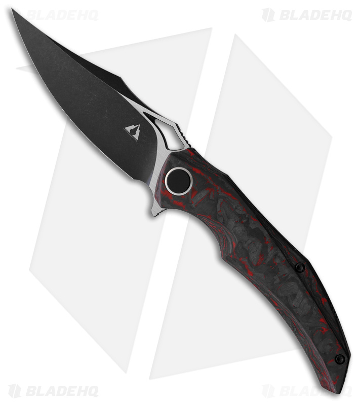 CMB Made Knives Prowler Frame Lock Knife Ti/CF - Blade HQ