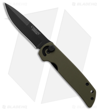 Camillus Cuda Mini Knife Green G-10 (Black) - Blade HQ