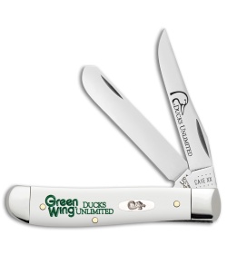 Case XX Green Wing Ducks Unlimited Trapper Knife - Blade HQ