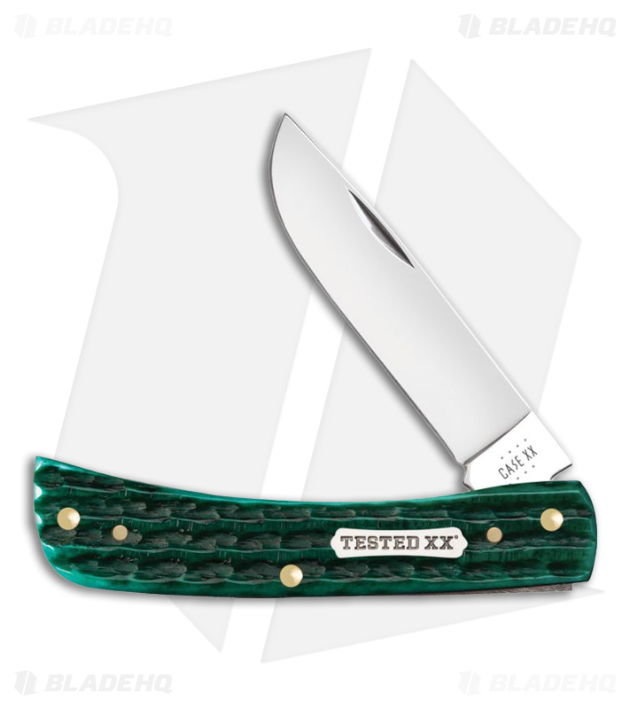 Case Knives Sodbuster Jr. Knife Jade Kinfolk Jigged Bone
