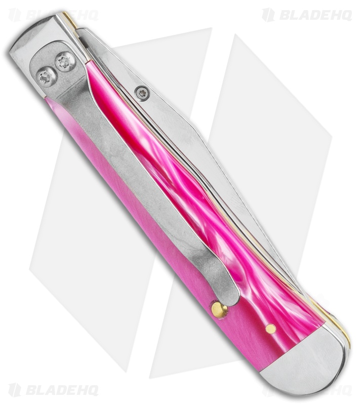Case Kickstart TrapperLock Assisted Knife Pink Pearl Kirinite (10154AC ...