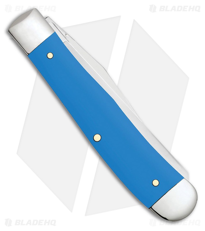 Case Cutlery MD Stockman Light Blue Synthetic Smooth - Blade HQ