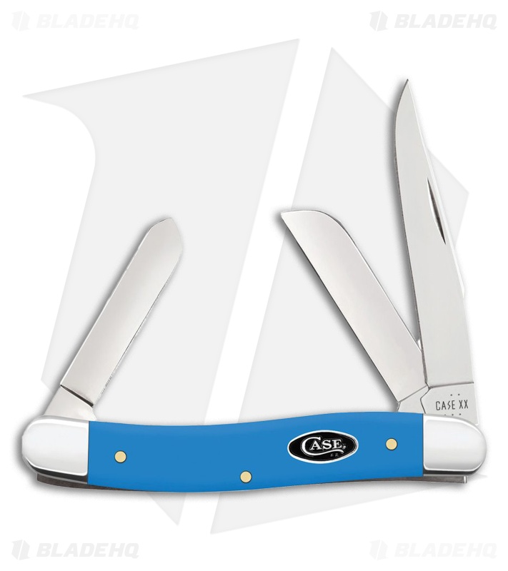Case Cutlery MD Stockman Light Blue Synthetic Smooth - Blade HQ