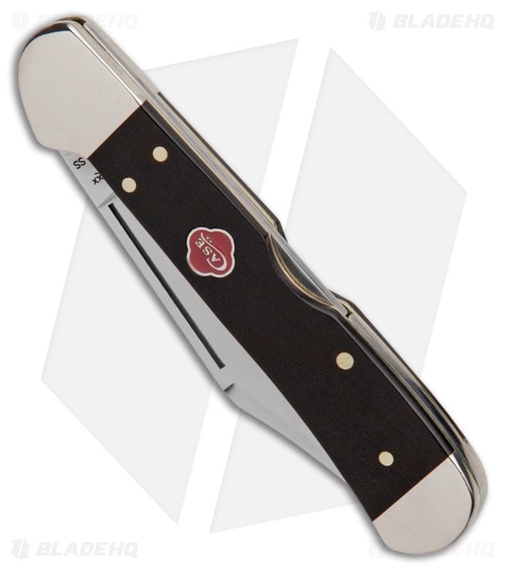 Case Cutlery Mini Copperlock Knife 3.625" Black Synthetic (21749L SS ...