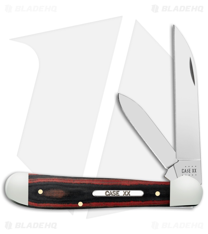 Case Cutlery Copperhead 3" Red/Black Micarta - Blade HQ
