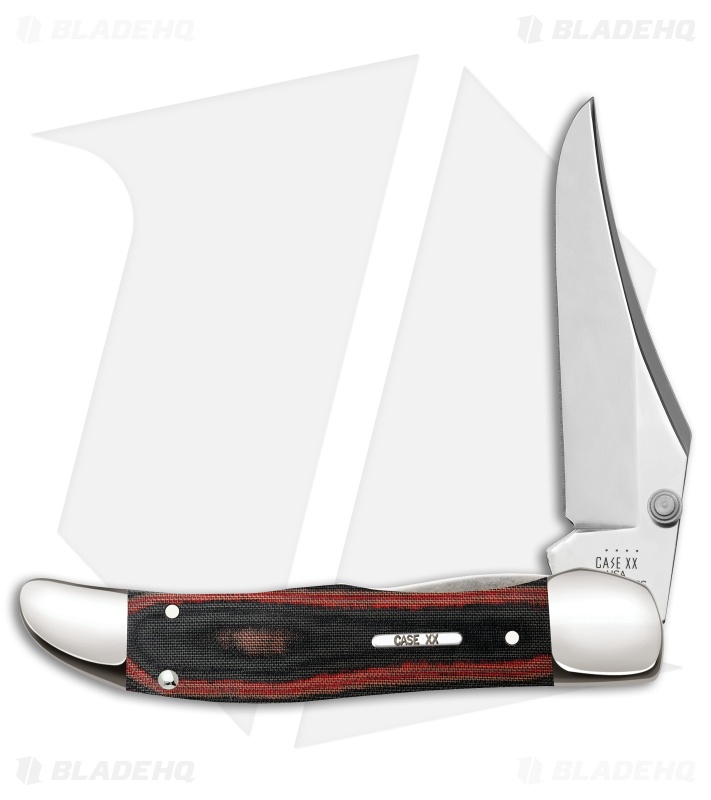 Case Kickstart Black/Red Micarta (101265AC SS) - Blade HQ