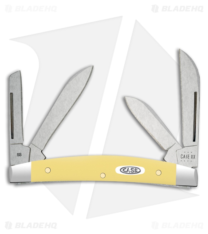 Case Knives Small Congress Knife Smooth Yellow Delrin SW