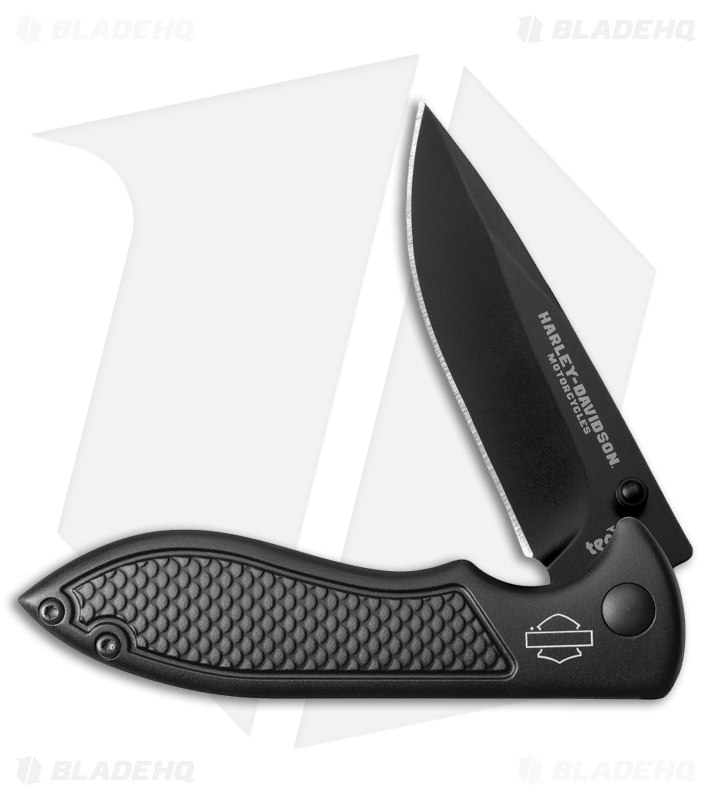 Case Cutlery TEC X Flipper Liner Lock Knife (3" Black) 52221 - Blade HQ
