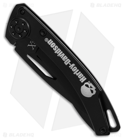 Case Tec-X Harley Davidson Knife Black (Black) - Blade HQ