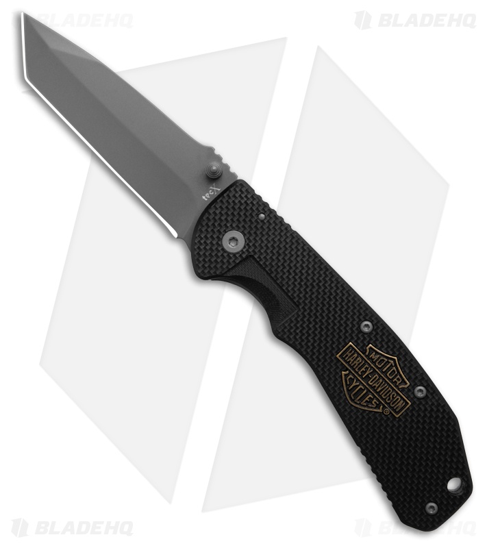 Case Knives TecX Tanto Assisted Knife Black G-10 Gray