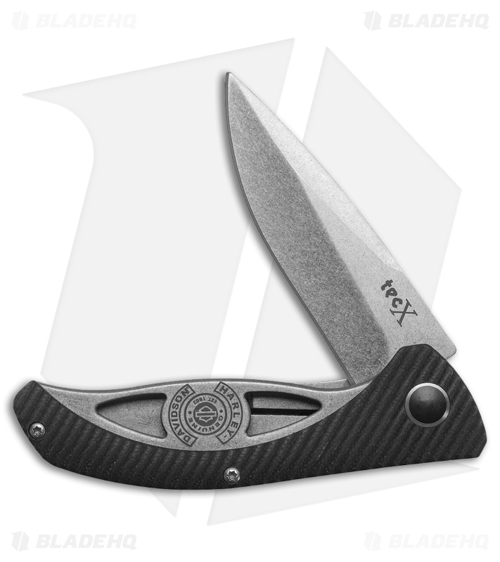 Case Cutlery Harley Davidson TecX Knife Stonewash