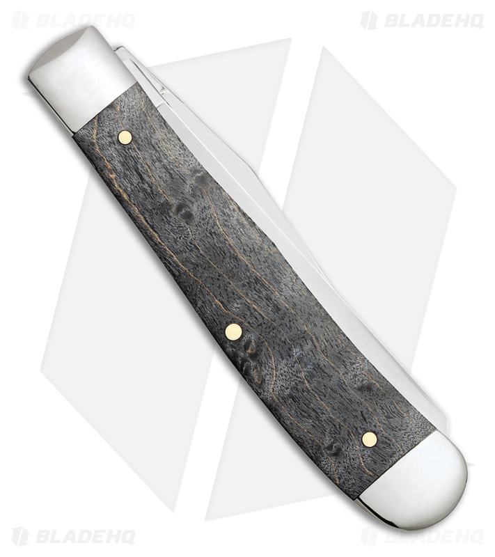 Case Knives Trapper Pocket Knife Gray Birdseye Maple