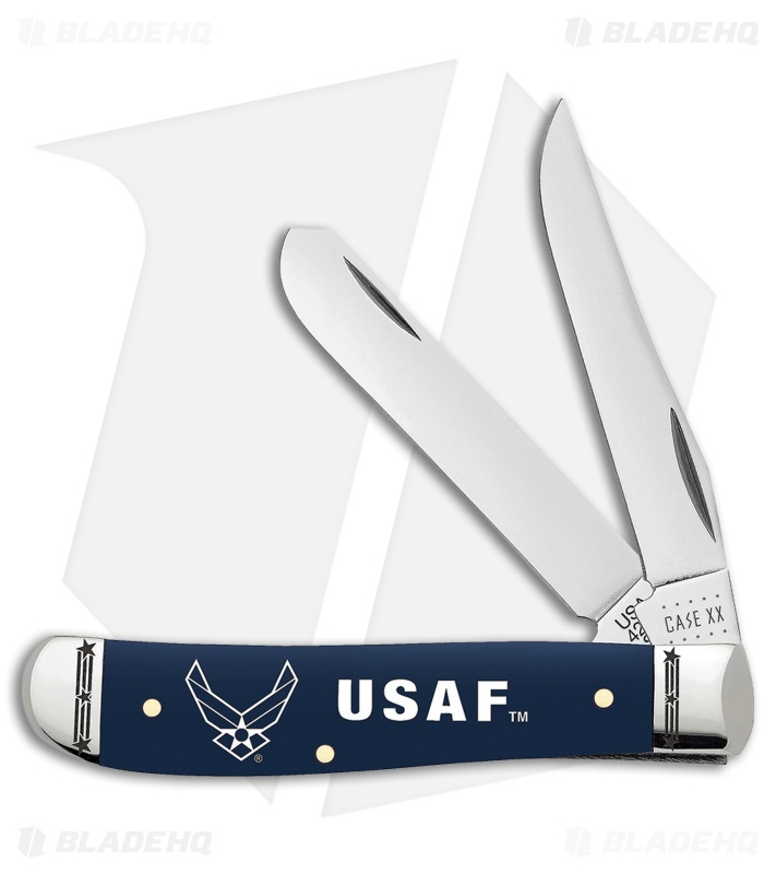 Case Mini Trapper 3.5" USAF Blue Synthetic (4207 SS) 32402