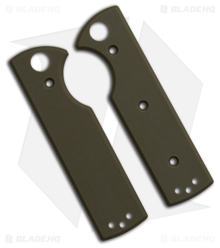 Chaves Knives Blue Label CHUB Flipper Scales - OD Green G-10