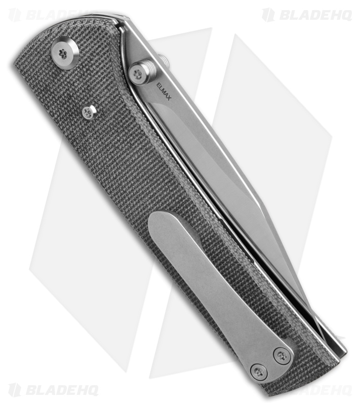 Chaves Knives Scapegoat 229 Spearpoint Black Micarta