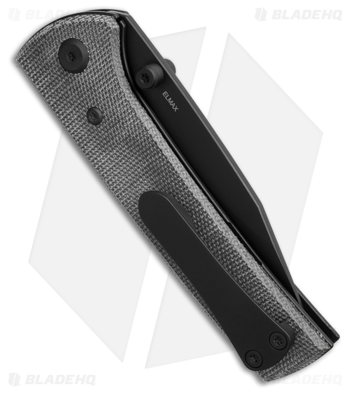 Chaves Knives Scapegoat Street Spear Point Black Micarta