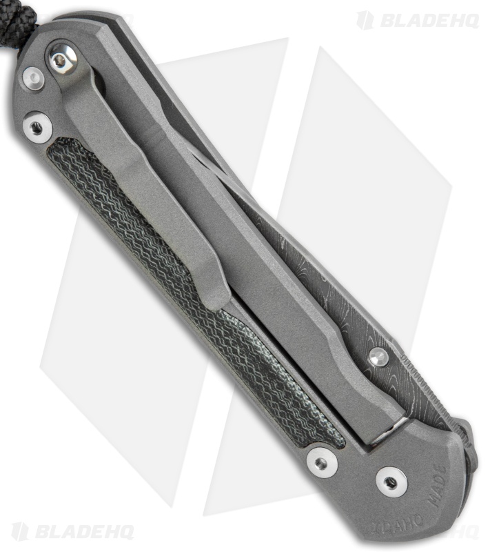 Chris Reeve Left-Hand Large Sebenza 31 Knife | Black Micarta ...