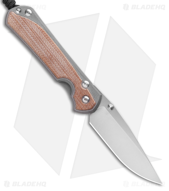 Chris Reeve Left-Hand Large Sebenza 31 Knife | Natural Micarta (3.625 ...
