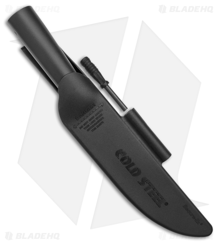 Cold Steel Bushman Fixed Blade Knife Carbon Steel (7" Black) - Blade HQ