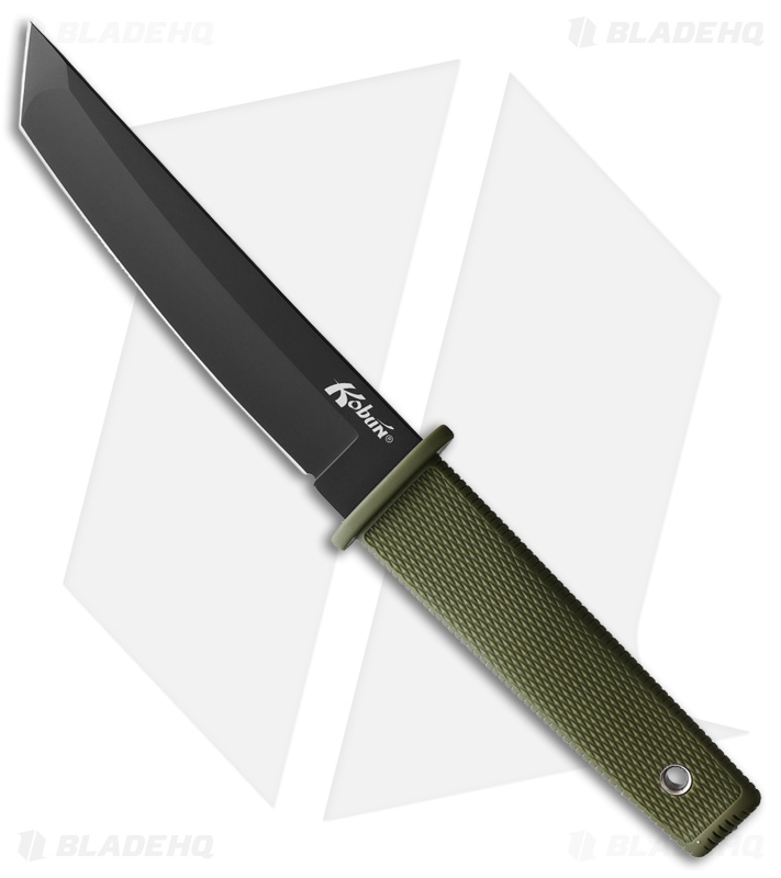Cold Steel Kobun Tanto Fixed OD Green (Black) - Blade HQ