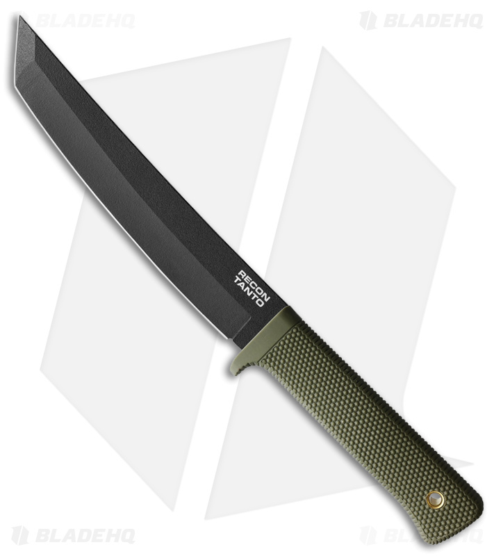 Cold Steel Recon Tanto Fixed OD Green (Black) - Blade HQ