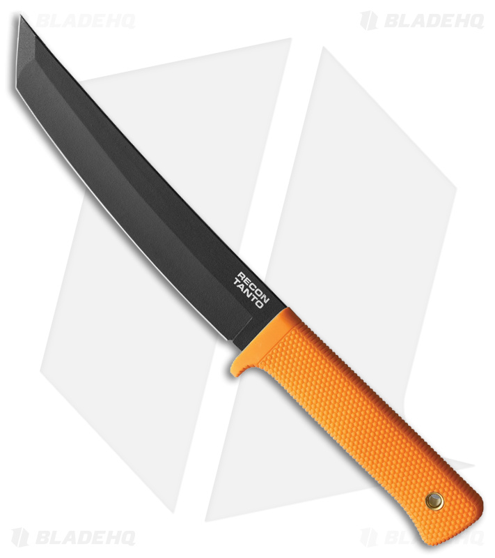 Cold Steel Recon Tanto Fixed Orange (Black) - Blade HQ