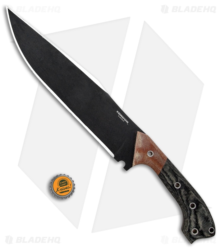Condor Atrox Knife | Survival Fixed Blade | Black Micarta