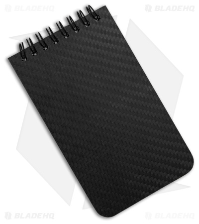 CountyComm Weather Proof Carbon Fiber Notebook 3.15" X 5.35" - Blade HQ