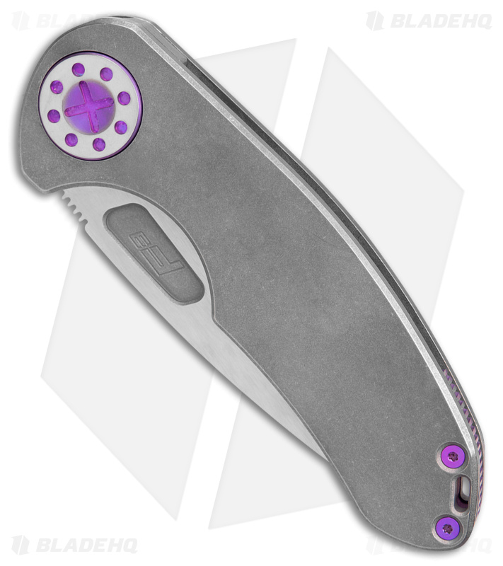 Curtiss Knives F3 Medium SPNF Smooth Purple - Blade HQ