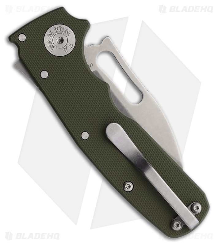 Demko Shark Cub Slicer Knife OD Green G-10 SW 20CV