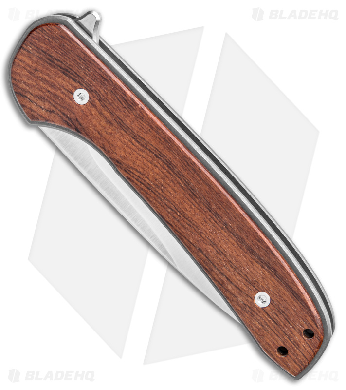 DROP + Ferrum Forge Gent Frame Lock Knife | Rosewood - Blade HQ