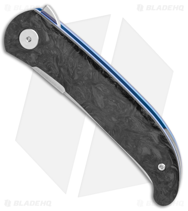 DROP + Terzuola | Cyrus Liner Lock Knife | Carbon Fiber - Blade HQ