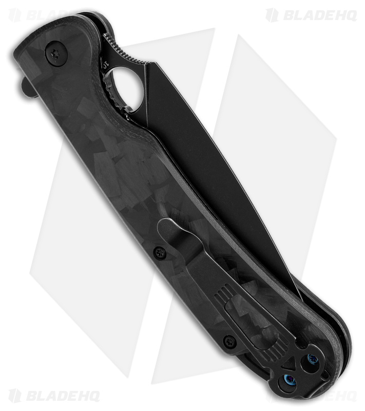 Daggerr Knives Arrow Knife Black CF (4" Black D2) - Blade HQ