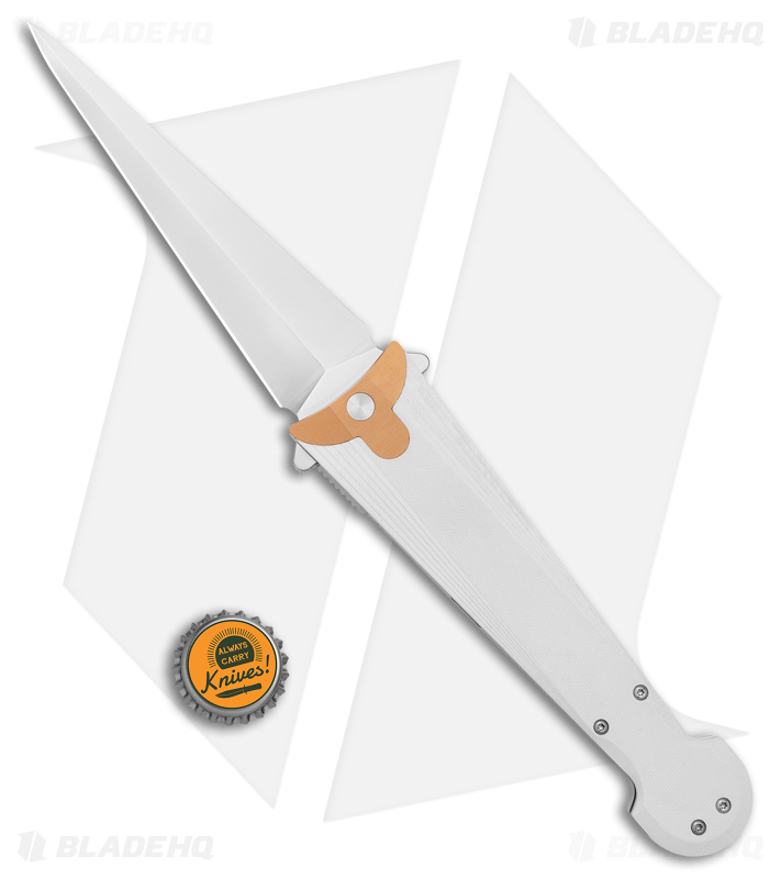 Daggerr Knives Cinquedea Liner Lock Knife Satin D2 -Blade HQ