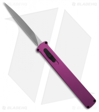 Daggerr Knives Igla Double Action Purple Al - Blade HQ