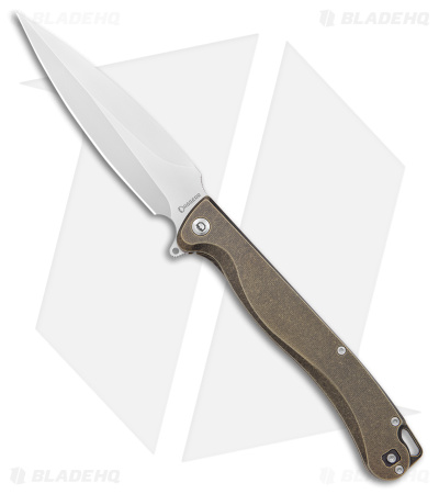 Daggerr Knives Vendetta Liner Lock Knife Bronze - Blade HQ
