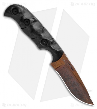 Dawson Deep Notch Skinner Fixed Blade Knife Carbon Fiber (3.1" Arizona ...