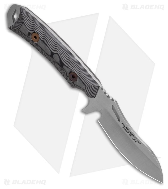 Dawson Knives Harvester Knife Gray/Black G-10 Satin