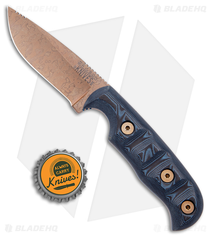 Dawson Deep Notch Skinner Blue/Black (MagnaCut) - Blade HQ