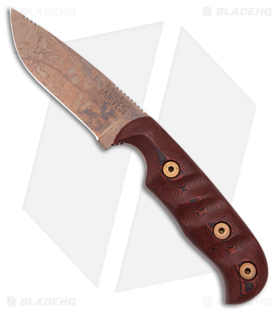 Dawson Deep Notch Skinner Red/Black (MagnaCut) - Blade HQ
