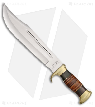 Down Under Knives Outback Fixed Blade Knife Leather/Ebony