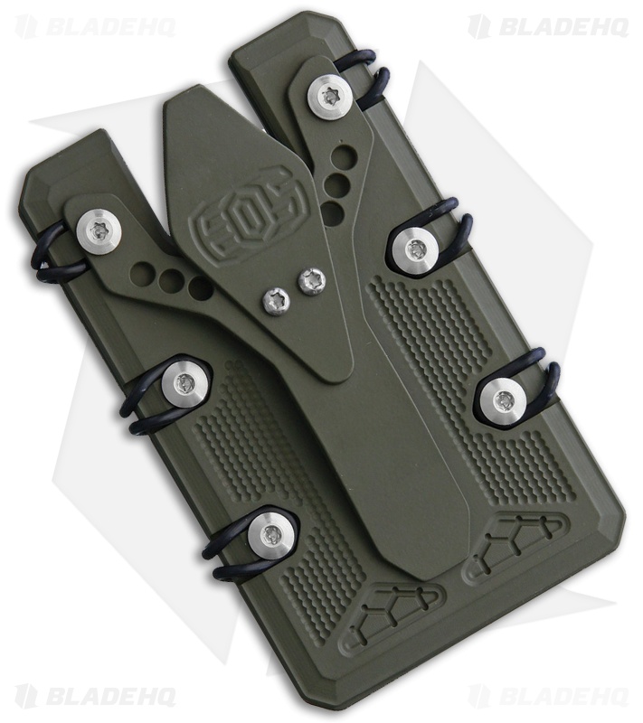 EOS 2.5 Titanium Wallet | Cerakote Green Finish - Blade HQ