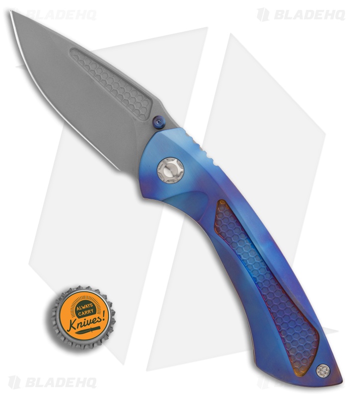 EOS Dorado | Fade Ano Ti Frame Lock Knife | Bead Blast