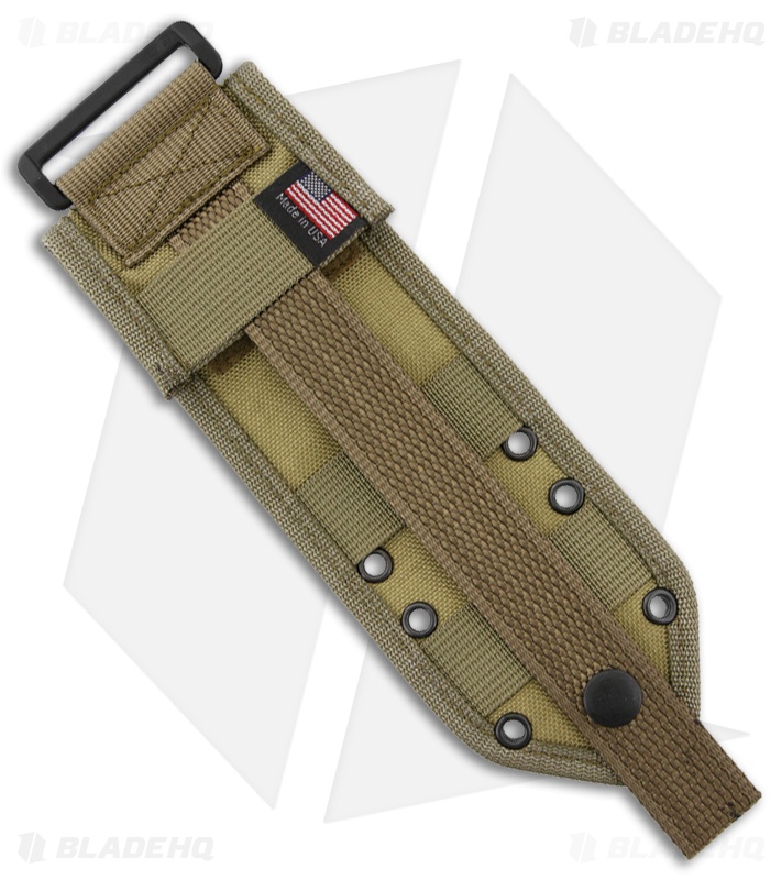 ESEE Knives ESEE-3 & ESEE-4 MOLLE Back Sheath Khaki ES42MBK - Blade HQ