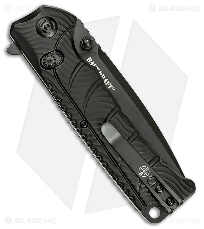 Elite Tactical Backdraft Knife Black Rubber Black